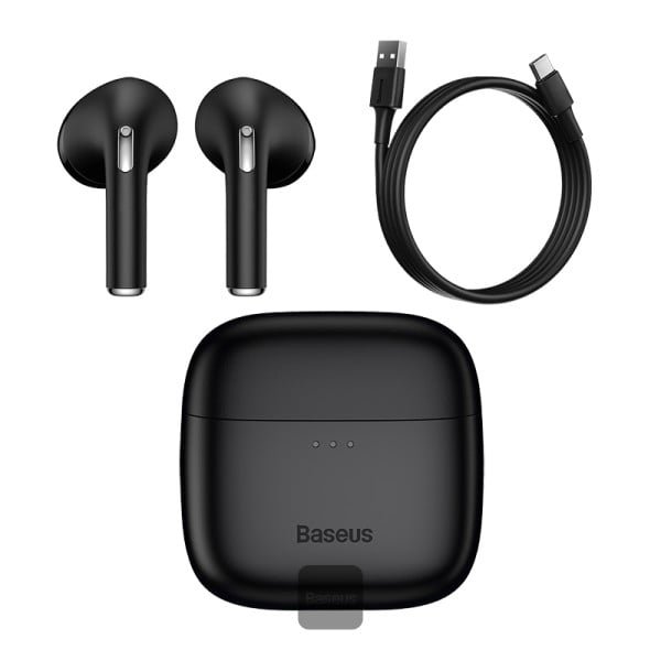 Baseus Encok True Wireless Earphones W04 Pro- Black - 971nerds Store